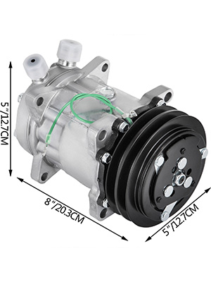 Brand New Premium Quality AC Compressor & A/C Clutch Replaces Sanden ...