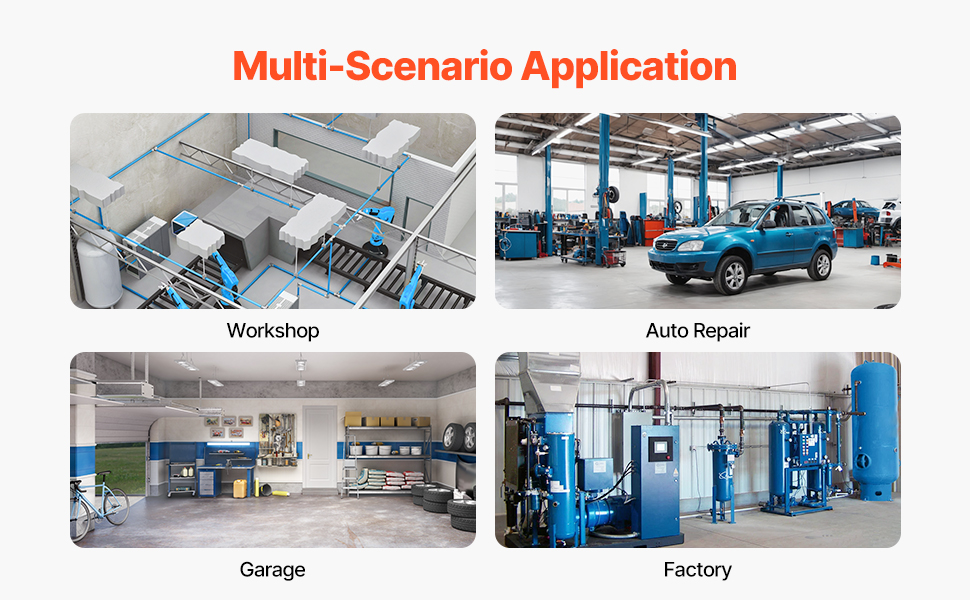 Air Compressor Line Kit 3/4'' x 300FT HDPE/Aluminum Shop Air Piping ...