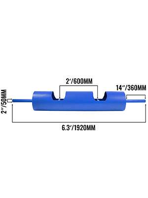VEVOR 10" Dia Steel Strength Log Bar, 700 Lbs Capacity Barbell Bar ...