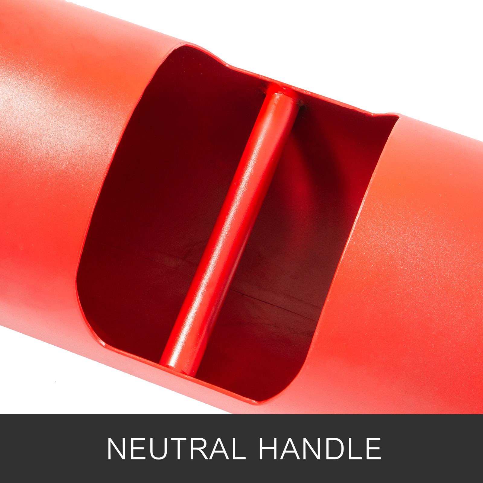 VEVOR 8" Dia Steel Strength Log Bar, 700 Lbs Capacity Barbell Bar, Red ...