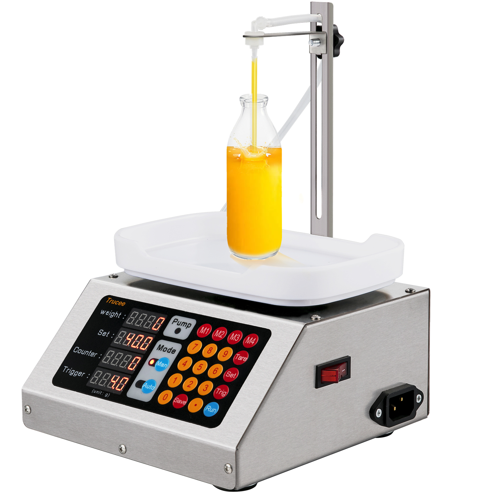 Vevor Weighing Filling Machine Digital Liquid Filling Machine 100g ...