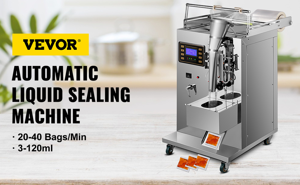 VEVOR Pneumatische vulmachine, vloeistofvulmachine, 3-120 g, 400 W ...