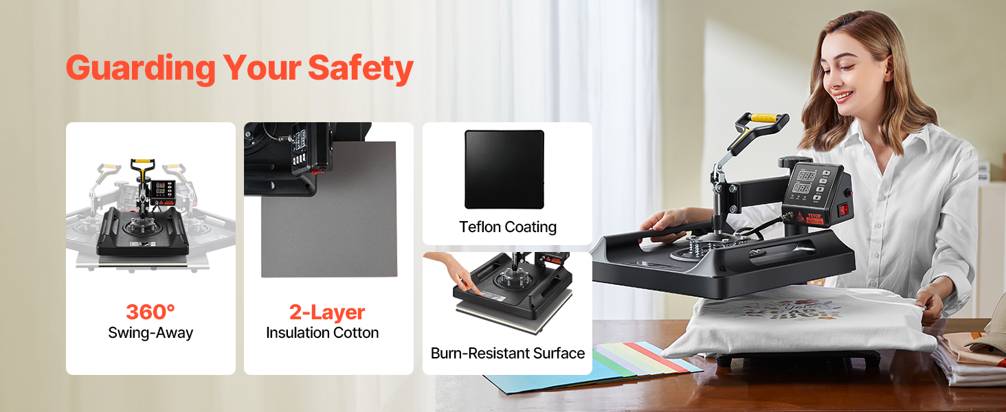 Heat Press Machine Sublimation Machine 15 x 15 Inch 8 In 1 Heat Press ...