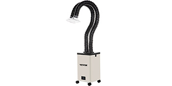VEVOR Filter Fume Extractor Pure Air Fume Extractor 150W with 3 Stage ...