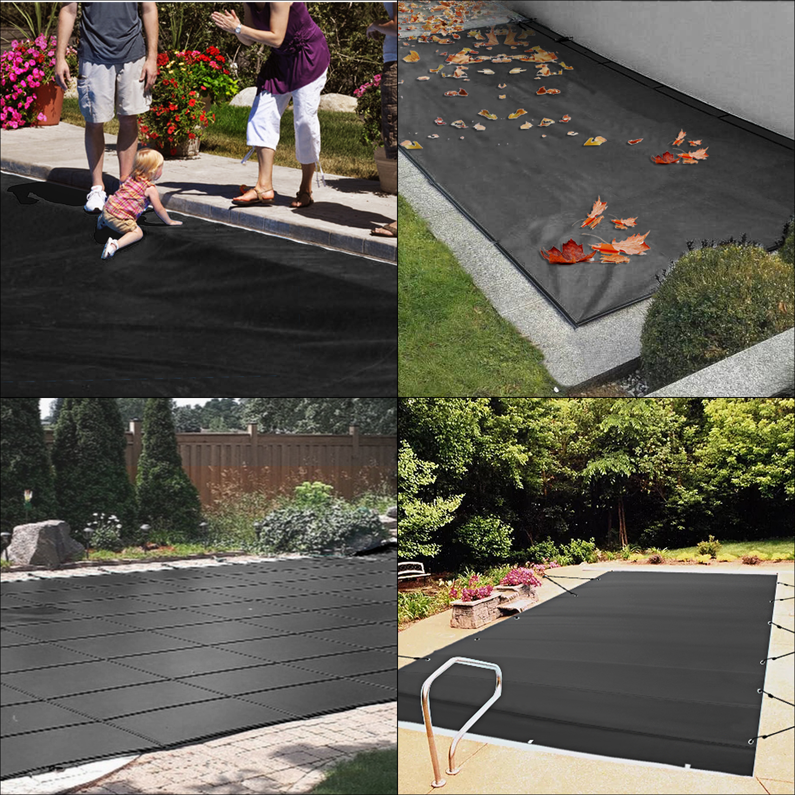 Vevor Pool Safety Cover, In-ground Pool Cover 13x23 Ft, Pvc Safety Pool ...
