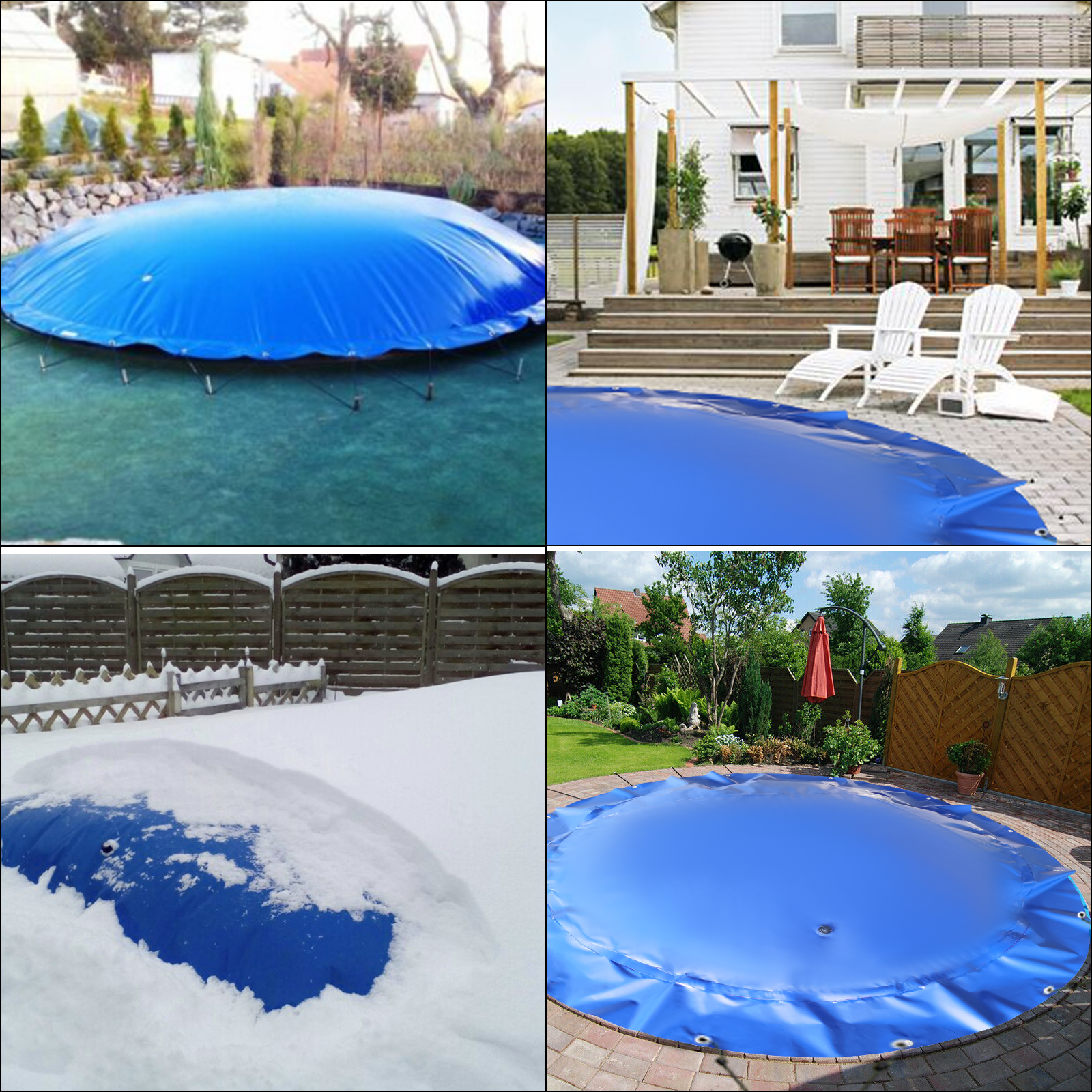 VEVOR Vevor Inflatable Pool Cover Pool Safety Cover 16 4 Ft Dia In VEVOR Vevor Inflatable Pool Cover Pool Safety Cover 16 4 Ft Dia In