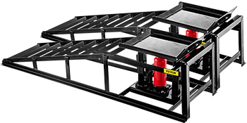 5t/11000lb Hydraulic Car Ramps Hydraulic Vertical Ramps Low Profile 1 ...