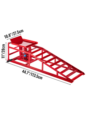 VEVOR 5500lbs Hydraulic Car Ramps, Auto Truck Service Ramp Hydraulic ...