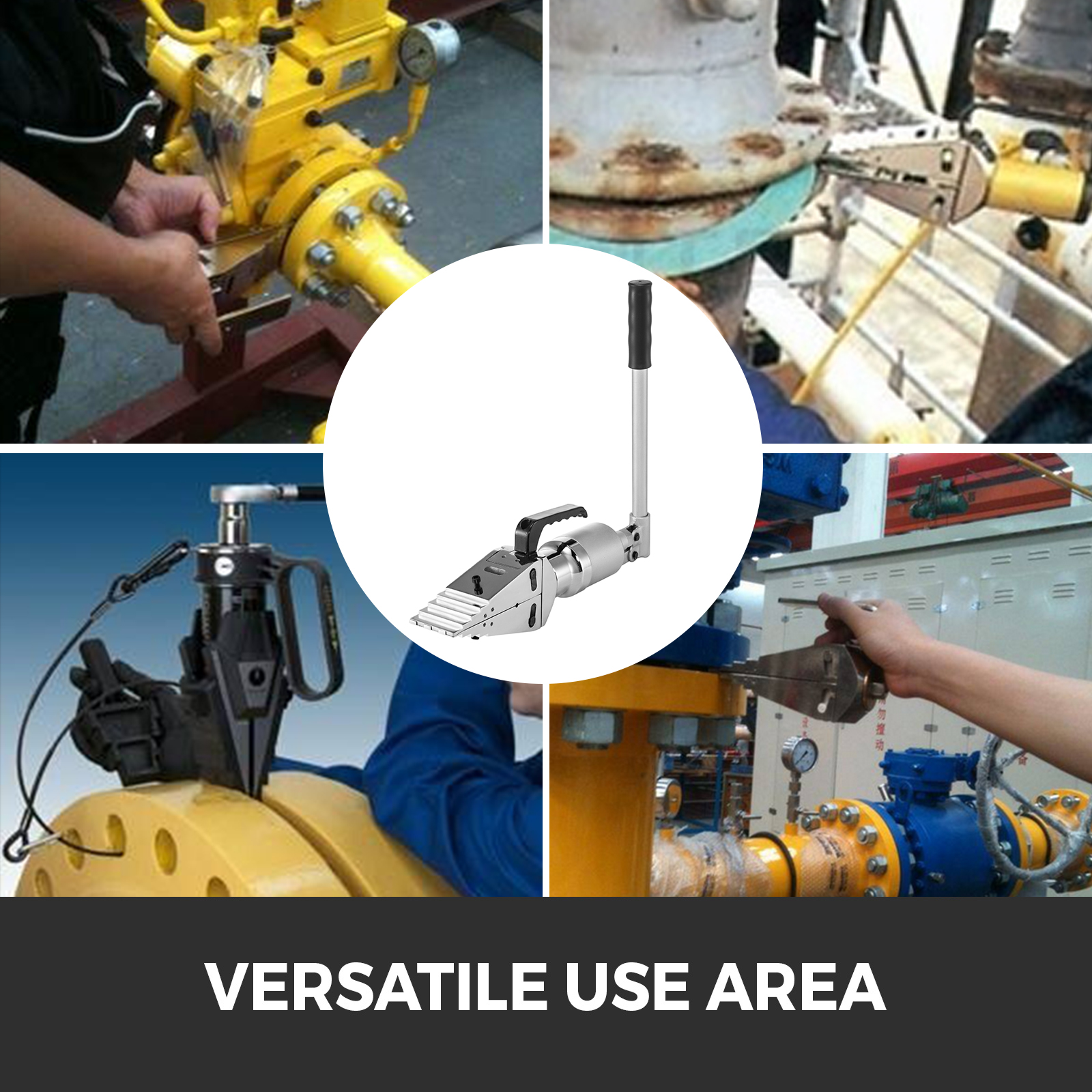 Hydraulic Flange Spreader 14t Pump Integral Type Manual Dismantling ...