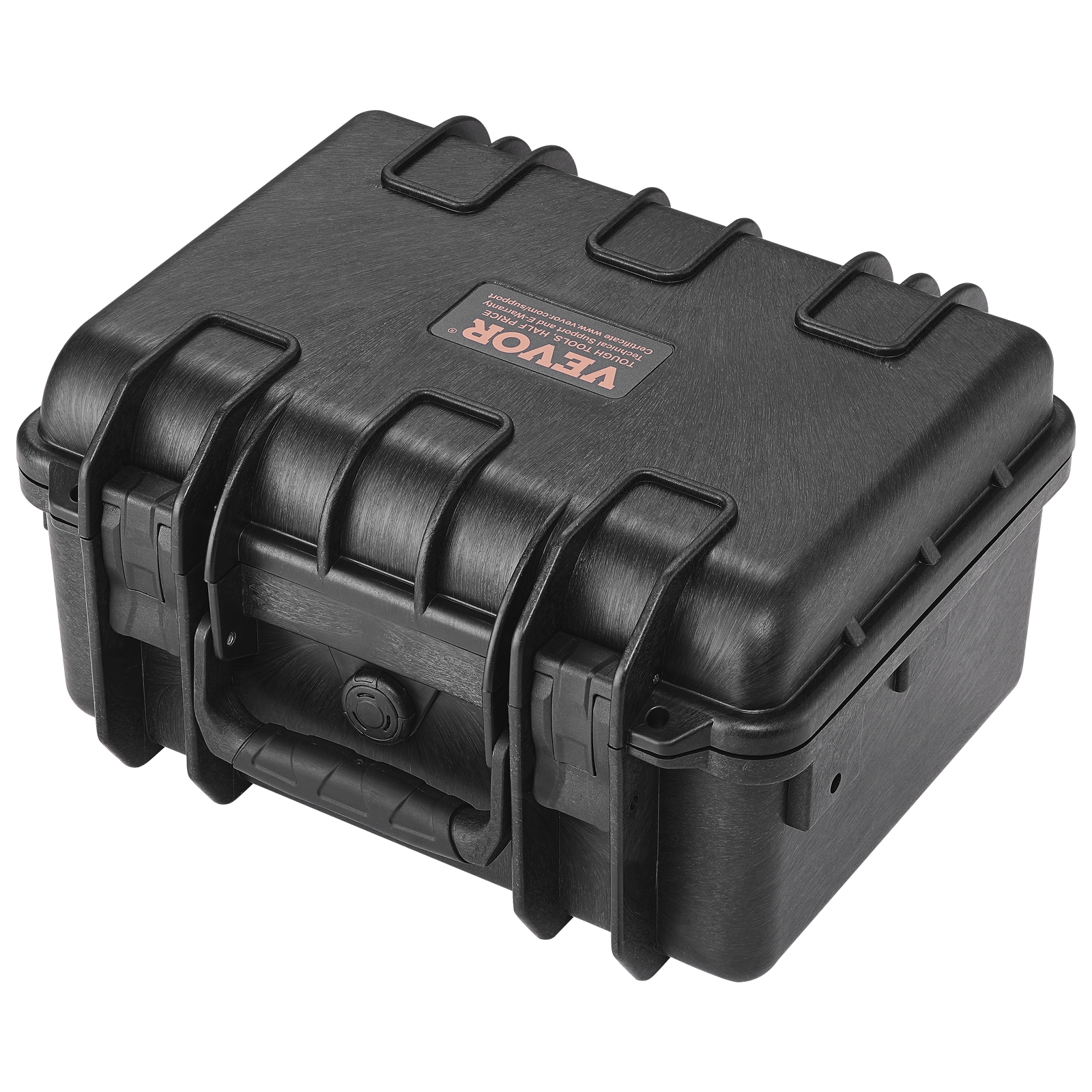 VEVOR Hard Pistol Cases with Pre-cut PU Foam/lining Lockable for 1/2/5 ...