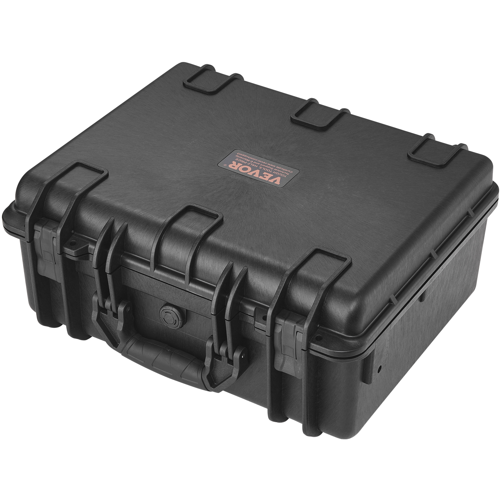 VEVOR Hard Pistol Cases with Pre-cut PU Foam/lining Lockable for 1/2/5 ...