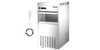 VEVOR 110V Commercial Snowflake Ice Maker 220LBS/24H, ETL Approved Food ...