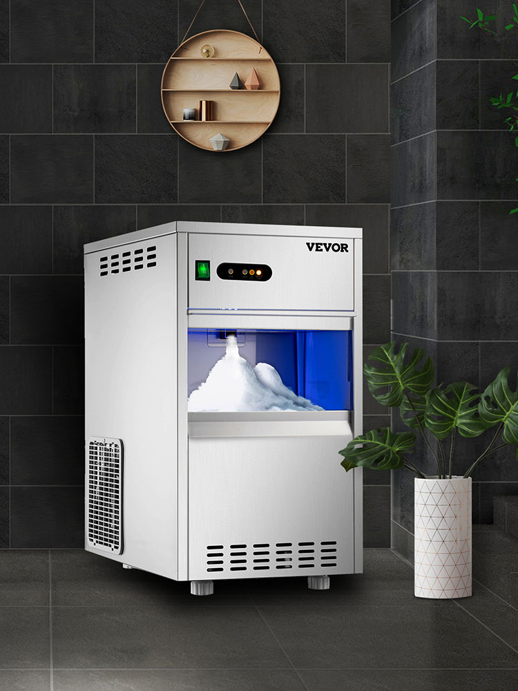 VEVOR 110V Commercial Snowflake Ice Maker 44LBS/24H, ETL Approved, Food ...
