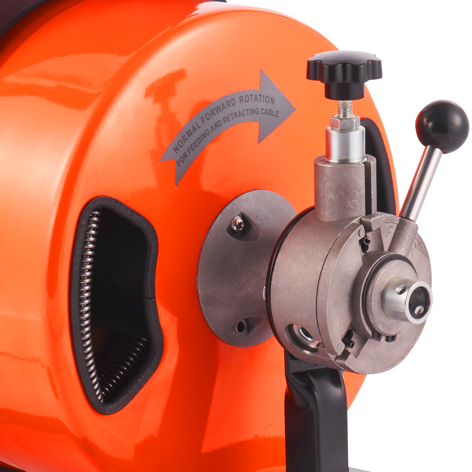 VEVOR Drain Cleaner Machine 100 FT x 1/2 Inch, Sewer Auger Auto Feed ...