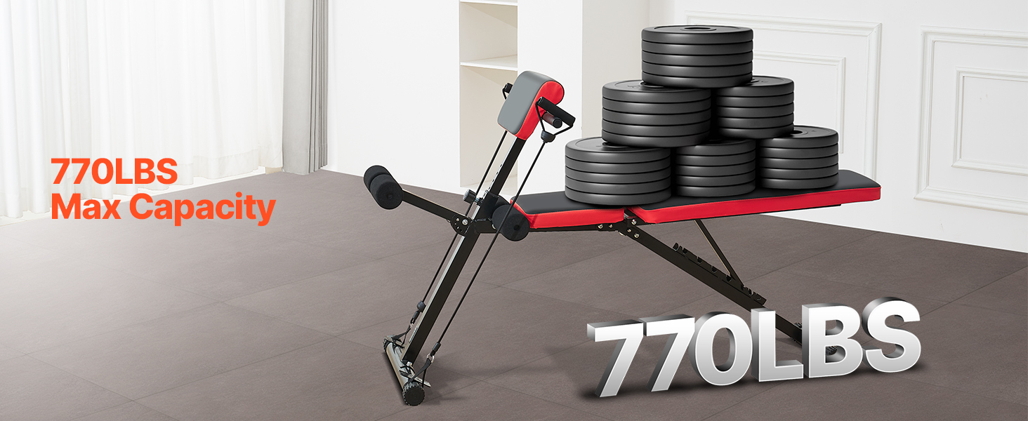 Roman Chair Back Extension Hyperextension Bench Adjustable Foldable ...