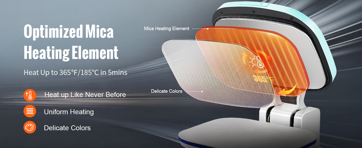 VEVOR Auto Heat Press 12x15in Professional Heat Transfer Autopress DIY ...