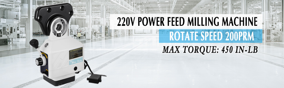 220V Power Feed Milling Machine Al-310S X-Axis Durable Power Torque ...