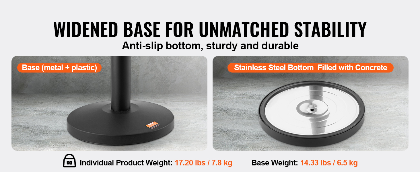 VEVOR Crowd Control Stanchions, 2-Pack Crowd Control Barriers, Carbon ...