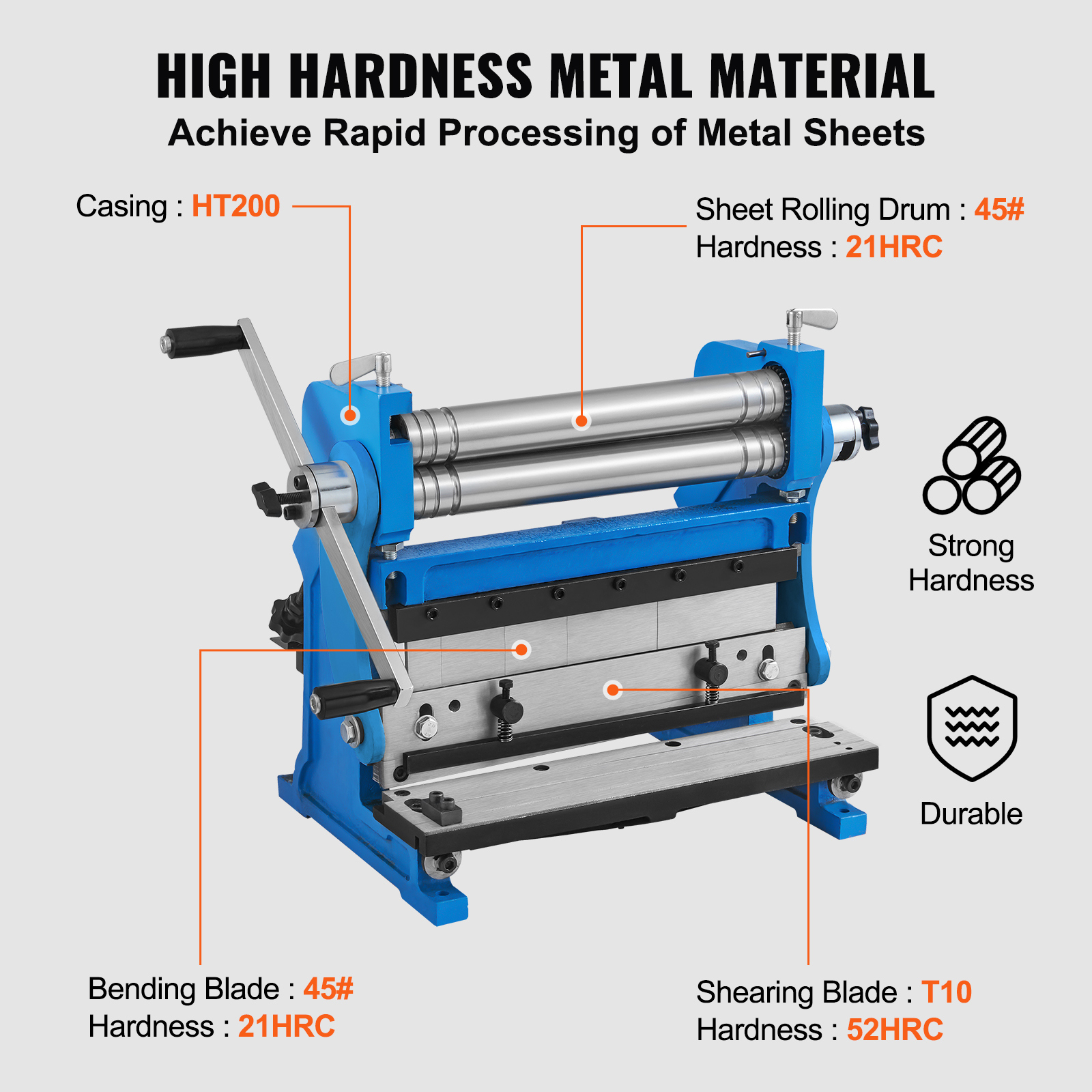 Mophorn 12-inch sheet metal bending machine, 3-in-1 combination machine ...