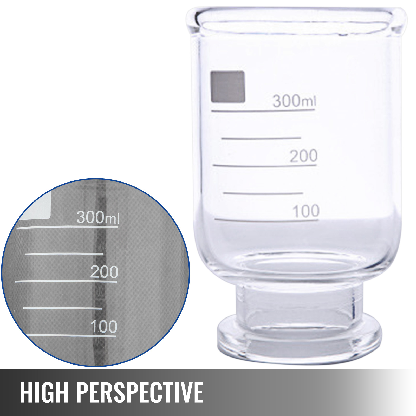 Vevor 2000ml Filtration Apparatus Vacuum Lab Filtering Unit With Funnel ...