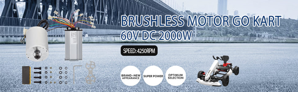 Brushless Electric Motor Controller 60v 2000w Bldc Efficiency Scooter ...