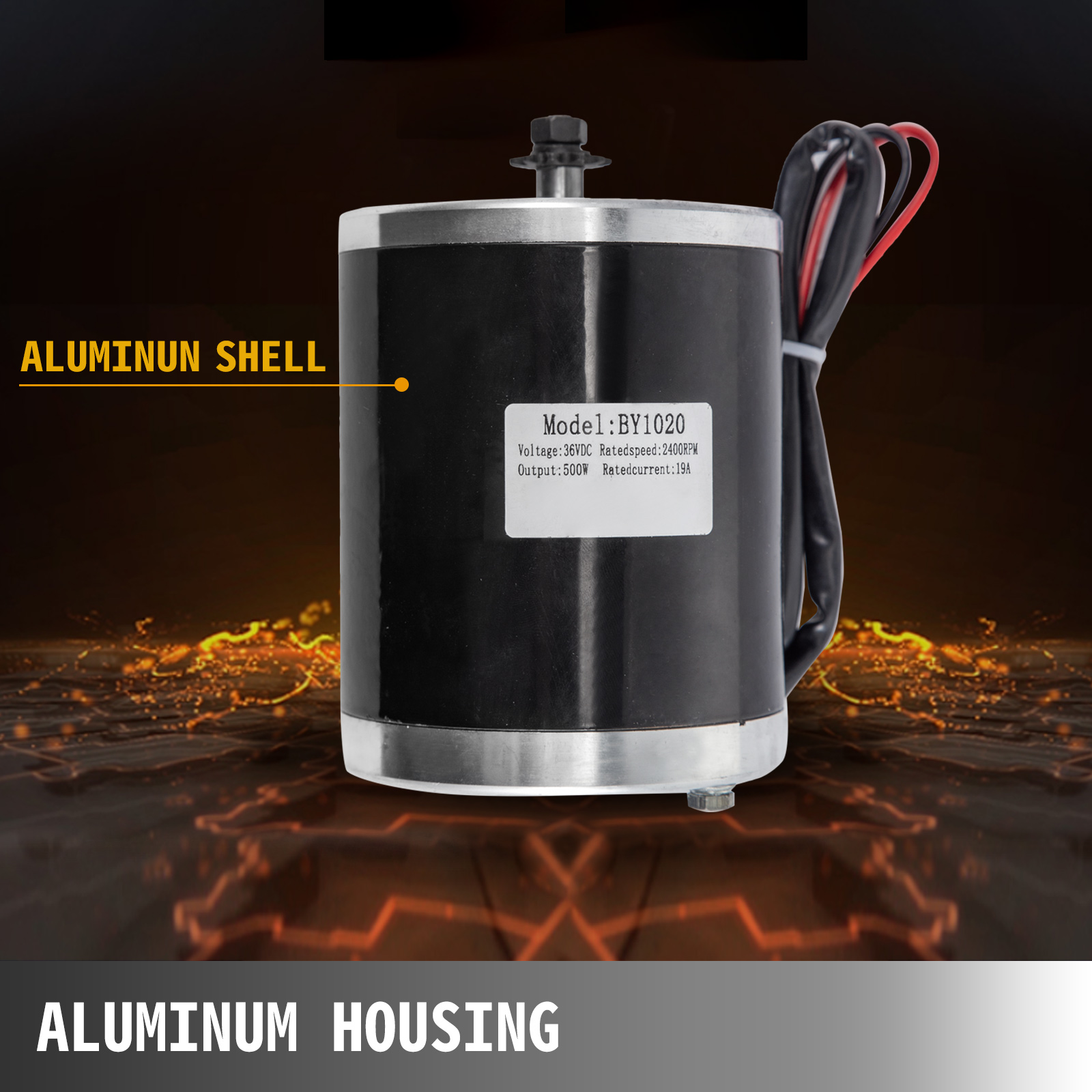 Brushed Motor Go Kart Electric Go Kart Motor 36v 500w 2 Sets W/sprockt ...