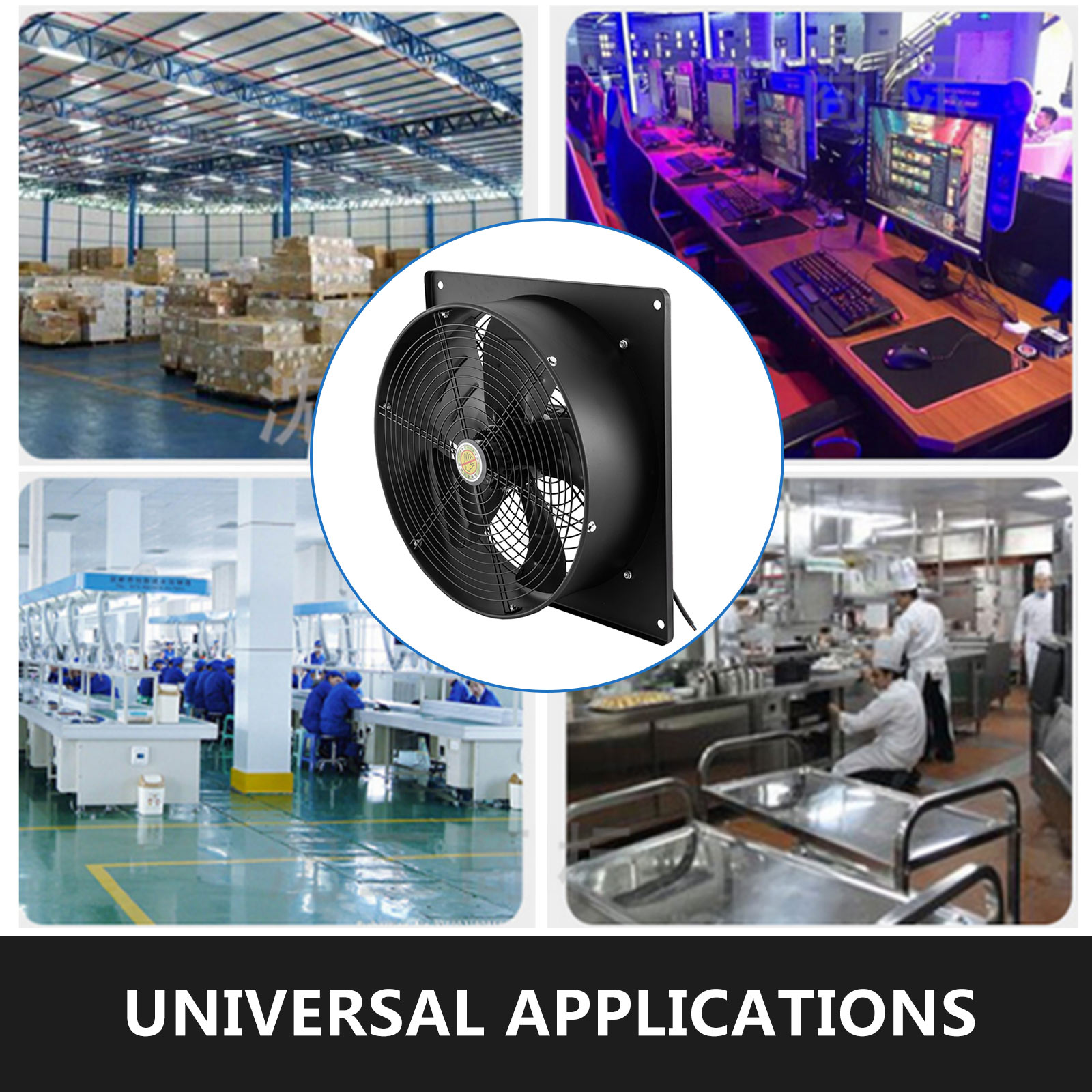 18in Outer Rotor Fan Axial Flow Fan Capacitance 8uf Fume Extractor ...