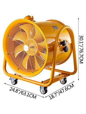 VEVOR 20" Atex Rated Ventilators 900W Explosion Proof Fan | VEVOR AU