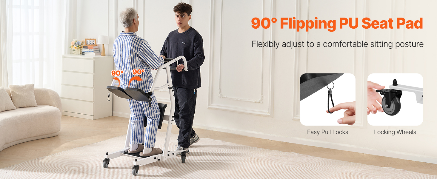 Sit to Stand Patient Lift 400LB Capacity Stand Assist Lift Aid for Home ...