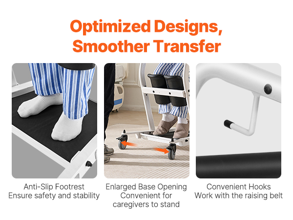 Sit to Stand Patient Lift 400LB Capacity Stand Assist Lift Aid for Home ...