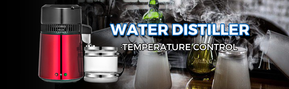 Upgraded 4L Medical Pure Water Distiller Purifier Filter Distilled ...