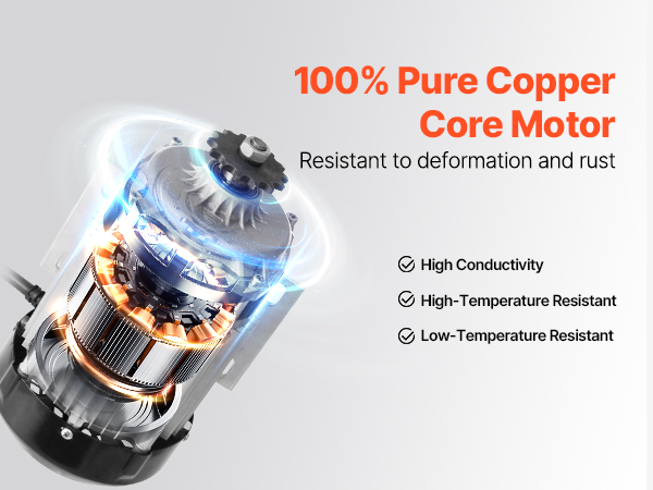 VEVOR 1800W 48VElectric Brushless DC Motor Kit with Upgraded Speed ...