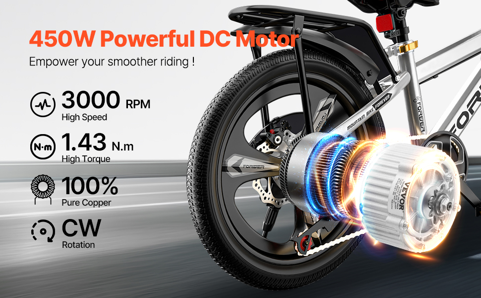 450W Electric Brushed DC Motor Kit 36V 3000rpm Motor with Upgraded ...