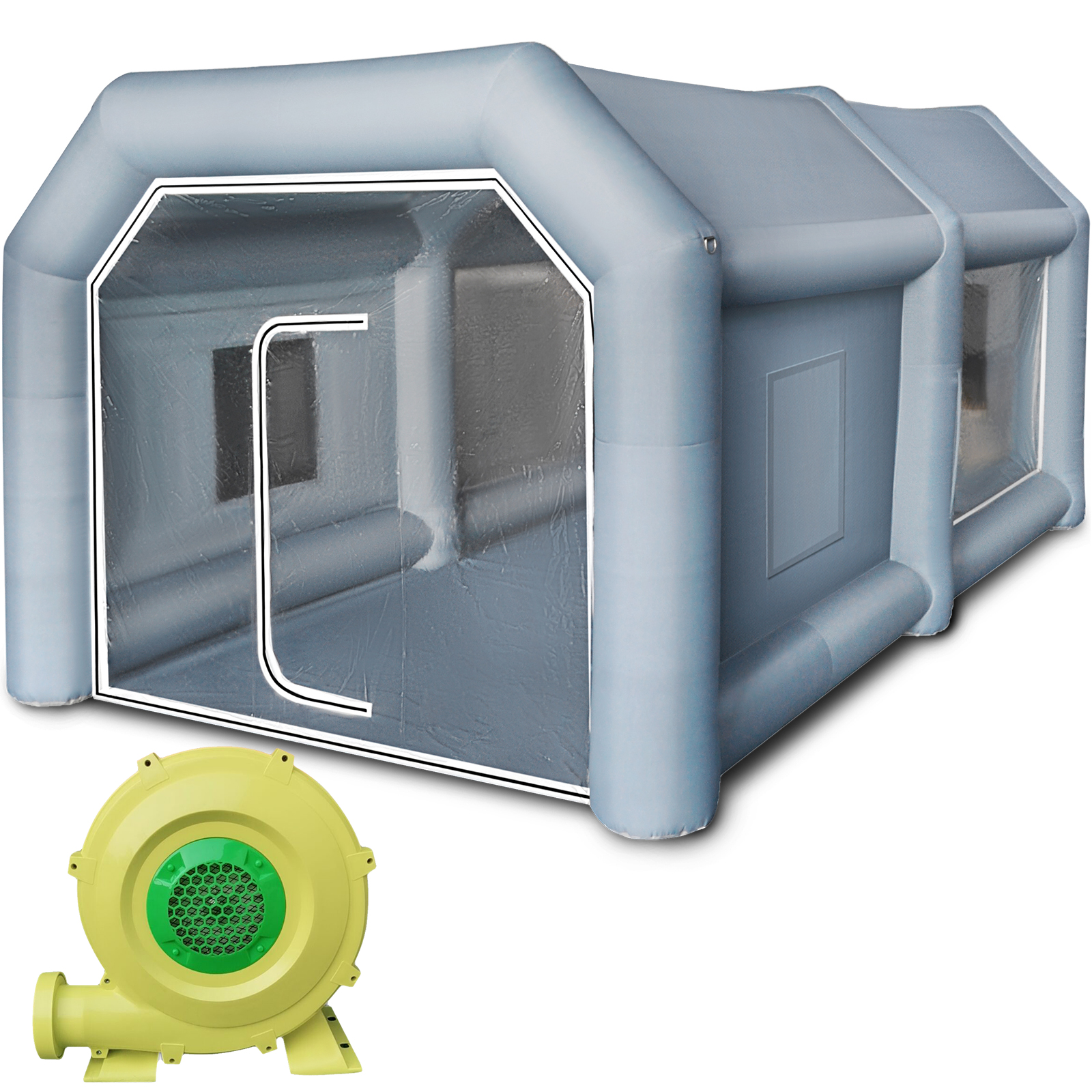 12x5x4m Inflatable Giant Spray Paint Booth Tent Camping Exhibition 2 ...