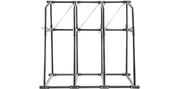 VEVOR Vertical Bar Rack, 36"W x 24"D x 60"H Vertical Material Bar Rack ...