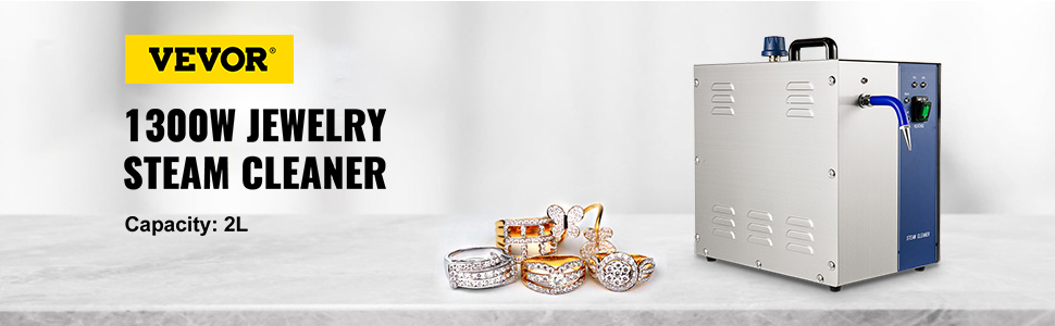 2L 1300W Jewelry Steam Cleaner Gold Silver Jewelry Steam Cleaning ...