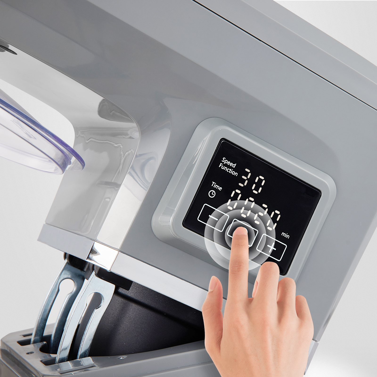 VEVOR 450W Stand Mixer 6-Speed Tilt-Head Dough Mixer 7.4 Qt Bowl 3 ...