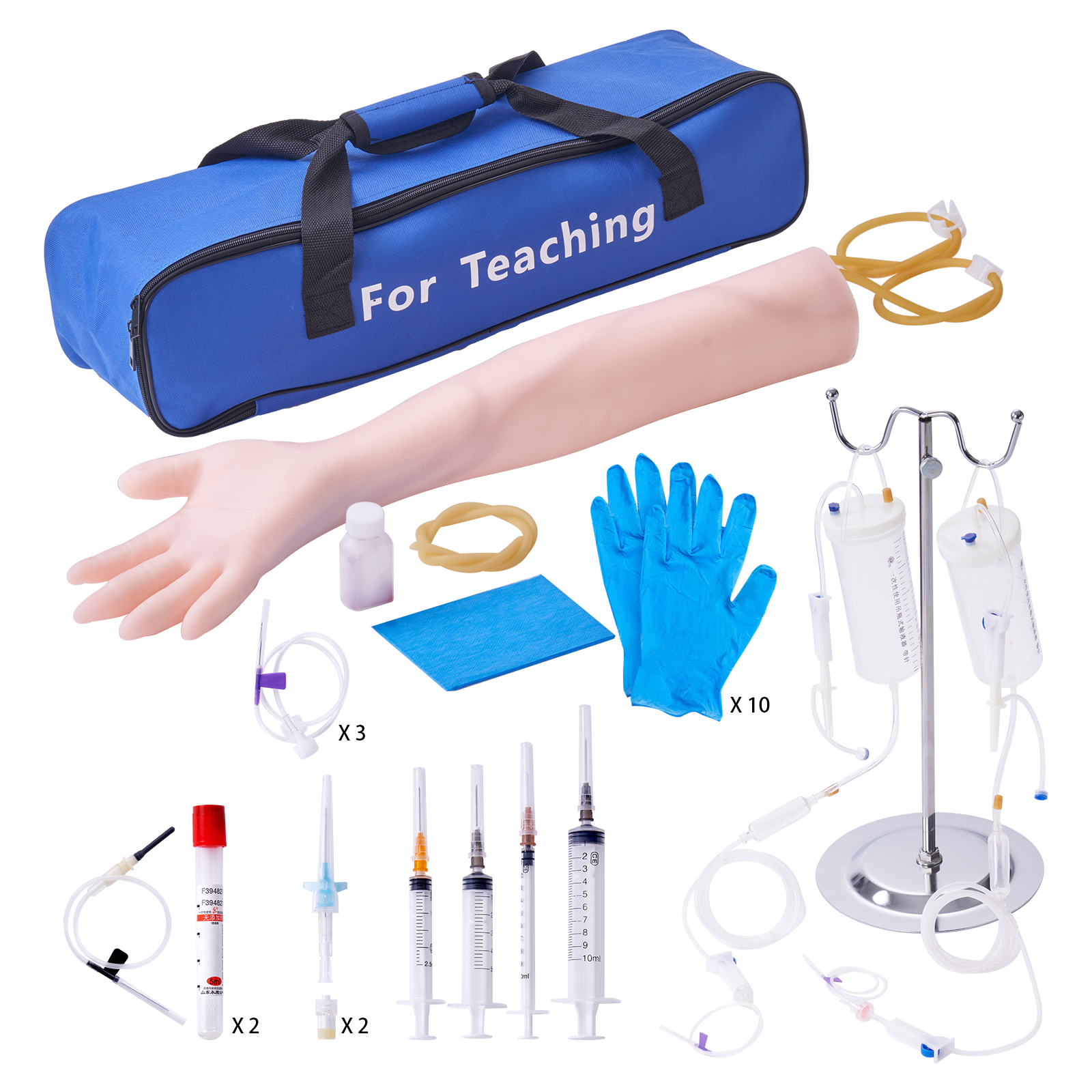 IV Practice Kit Phlebotomy Venipuncture Practice Arm for Students ...