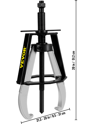 VEVOR Gear Puller 2 Jaw Puller, 12 Ton/26448 LBS Capacity Manual Puller ...