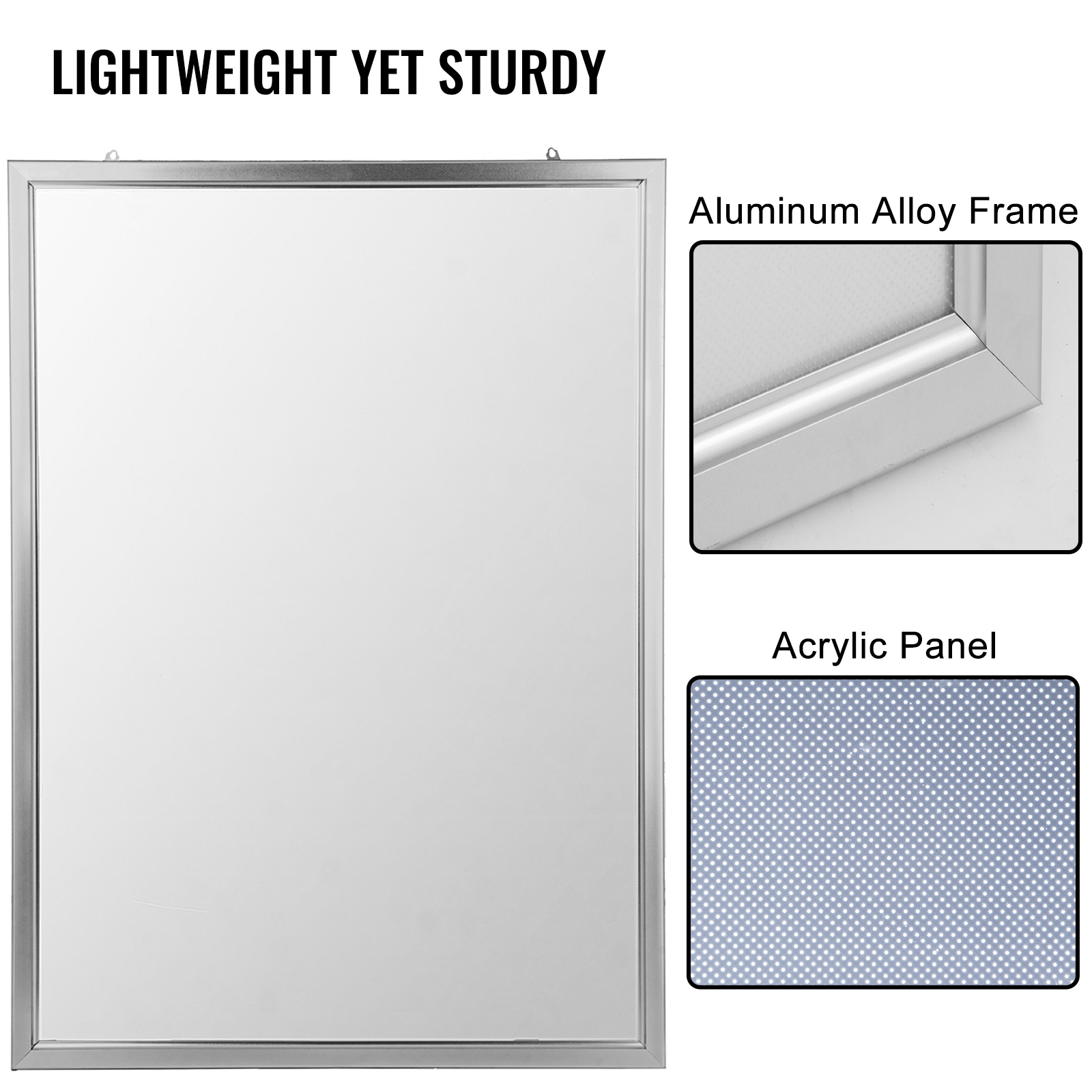 Vevor Led Poster Frame Led Movie Poster Display 17"x23" A2 Backlit ...