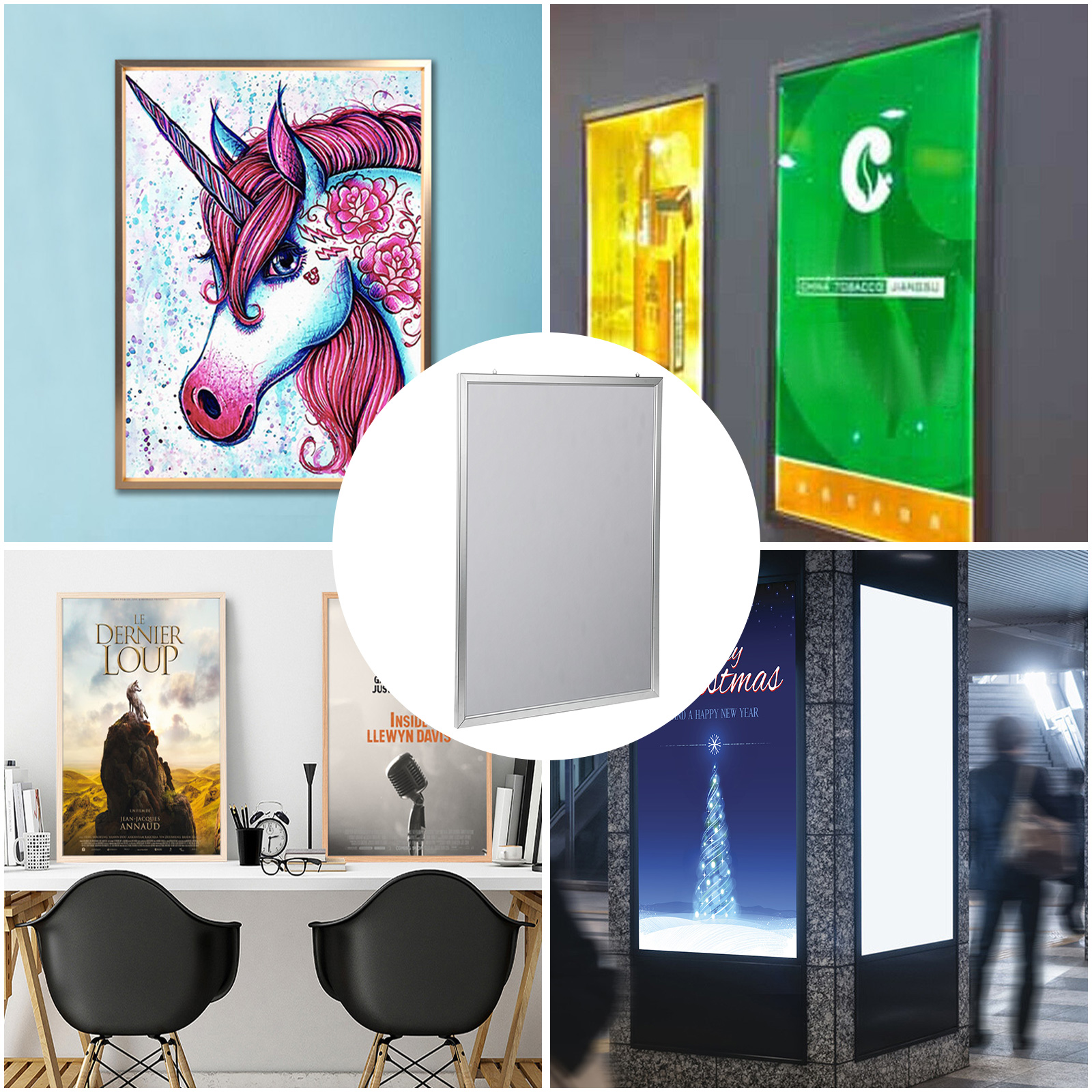 Vevor Led Poster Frame Led Movie Poster Display 17"x23" A2 Backlit ...