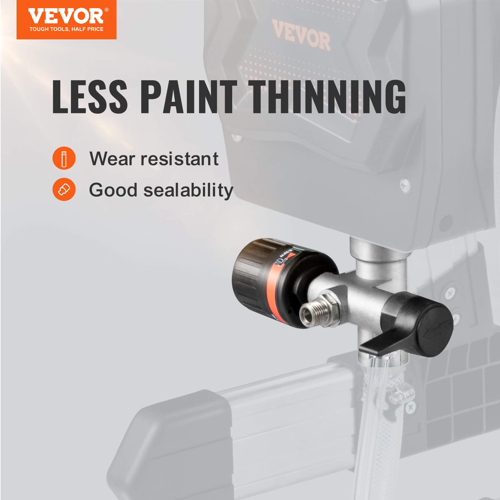 VEVOR Stand Airless Paint Sprayer, 7/8HP 650W High Efficiency Airless ...