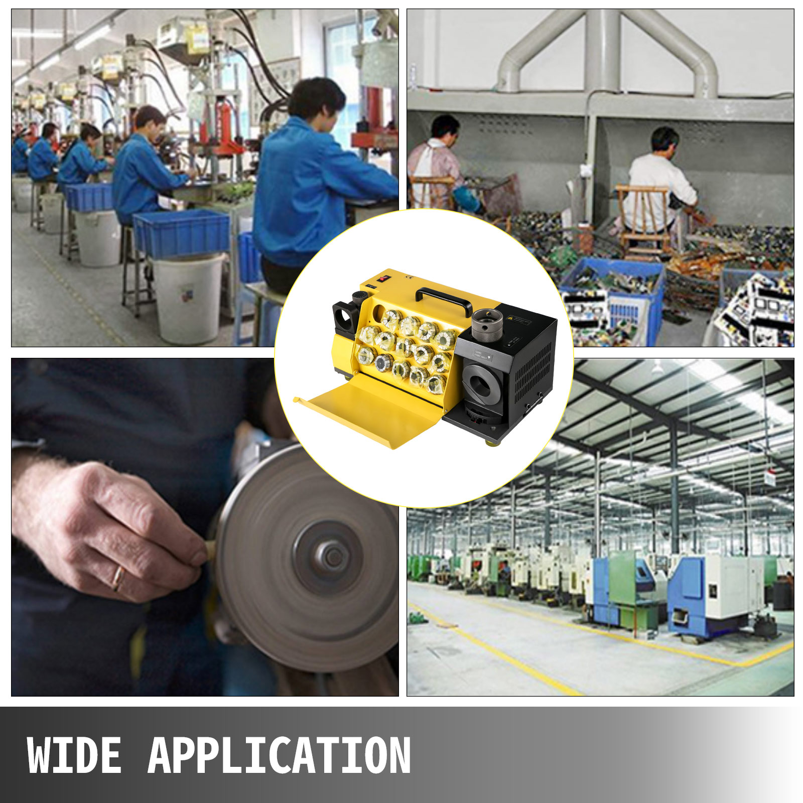 VEVOR Sharpening Grinding Mill Sharpener MR-26A Drill Bits End Mill ...