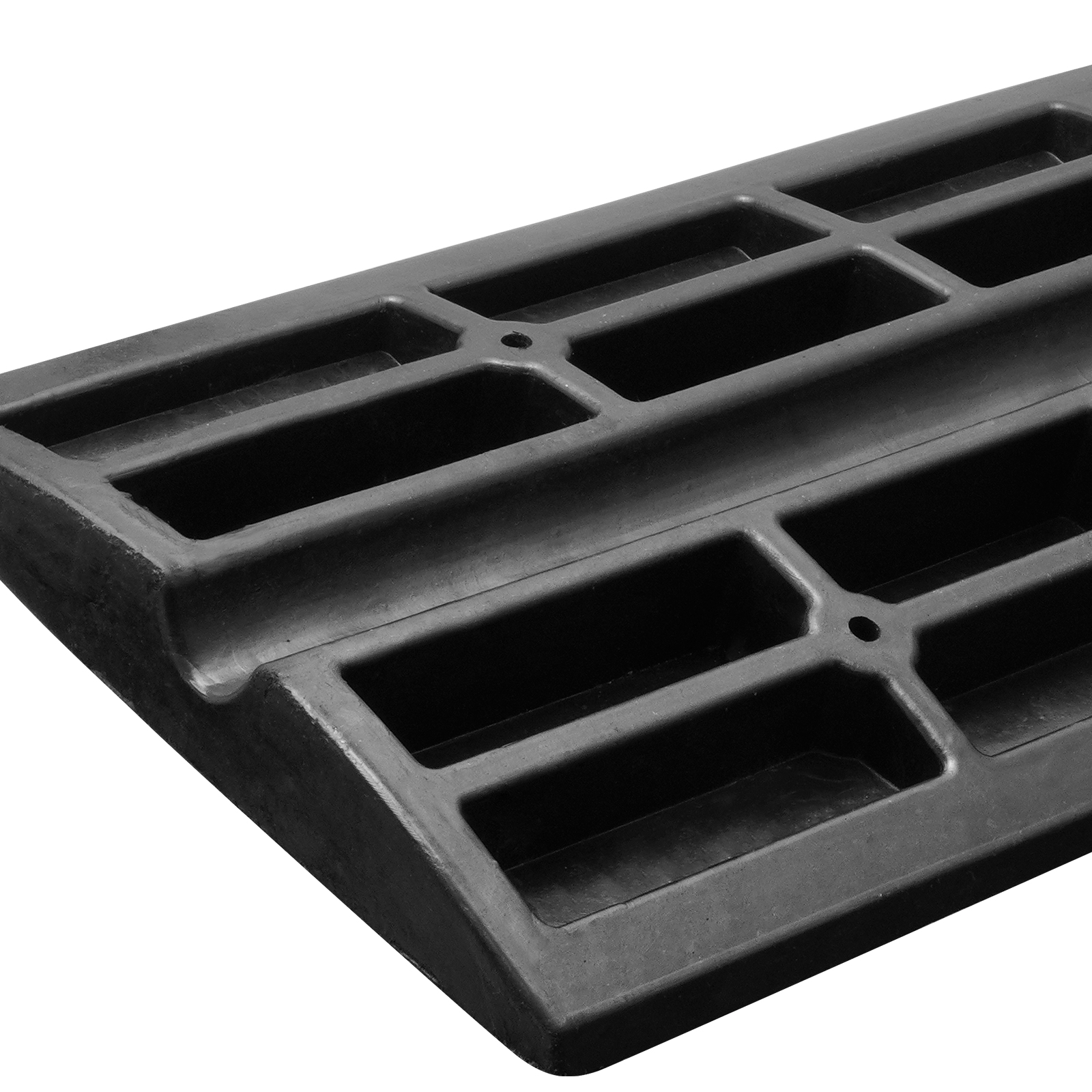 VEVOR Curb Ramp, 3 Pack Rubber Driveway Ramps, Heavy Duty 33069 lbs ...