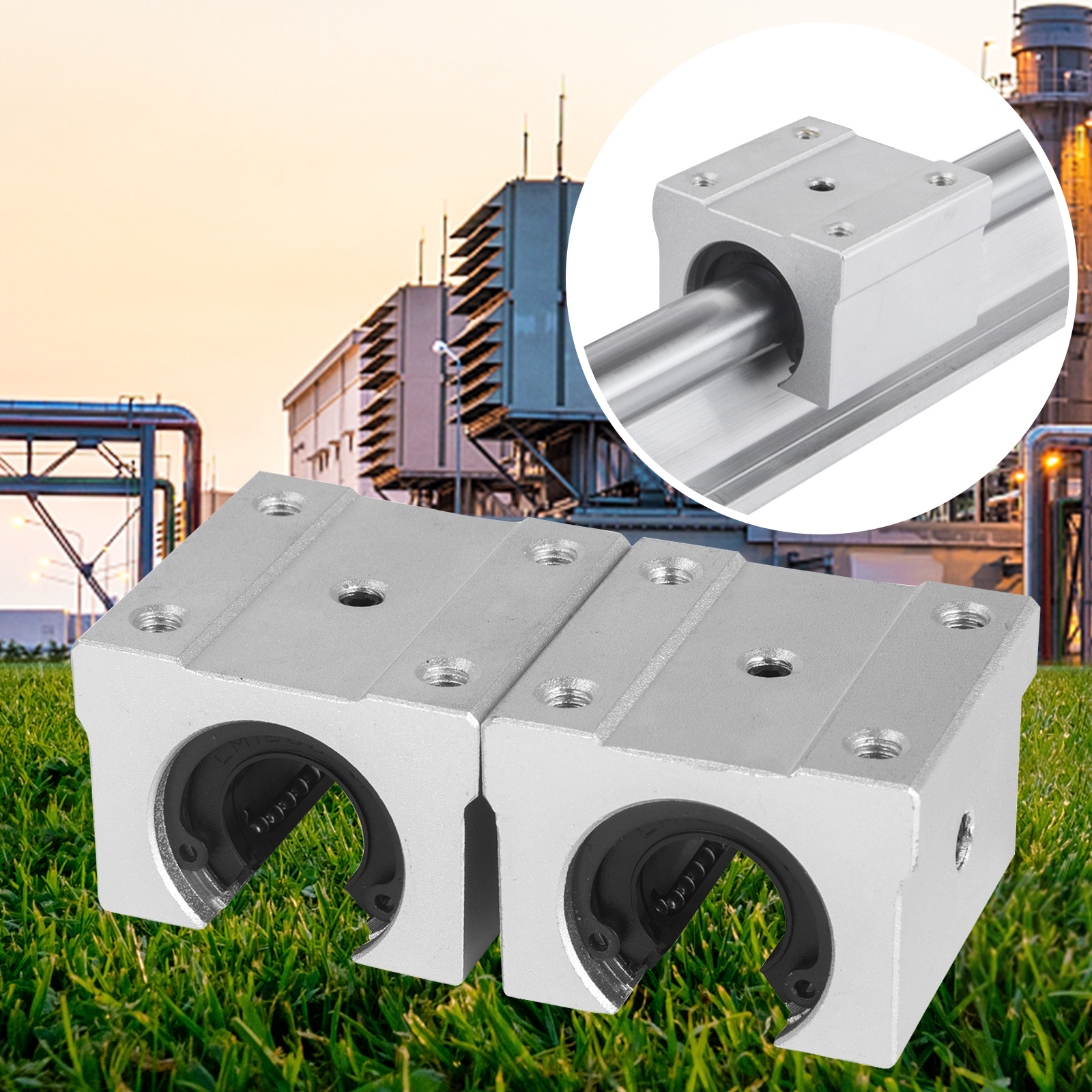 Linear Rail 2 X Sbr20-900mm Rails 4 X Blocks Automatic 2 Rails Slide ...