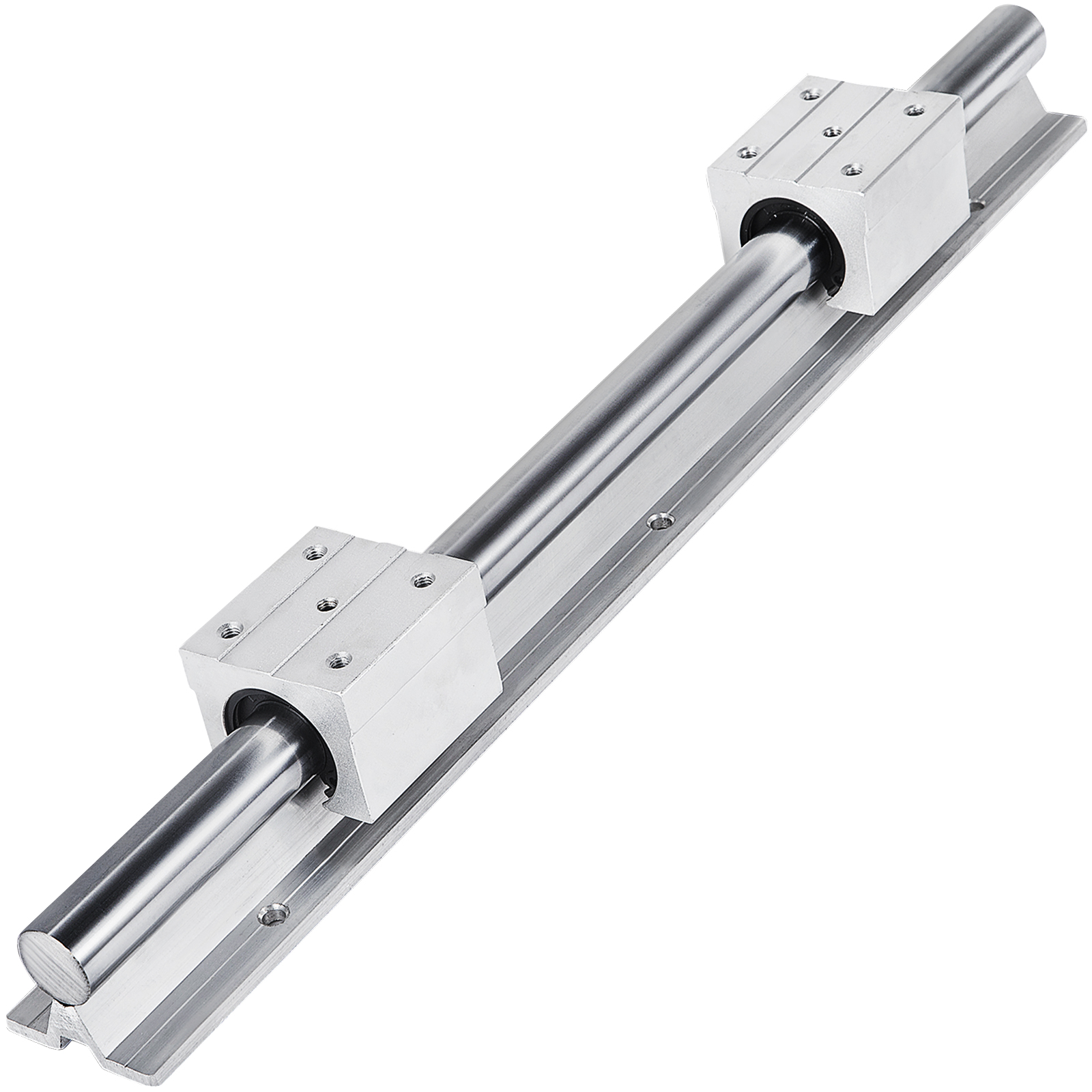 SBR25-530mm Linear Rail 2x Bearing Blocks Routers Aluminum Alloy Slide ...