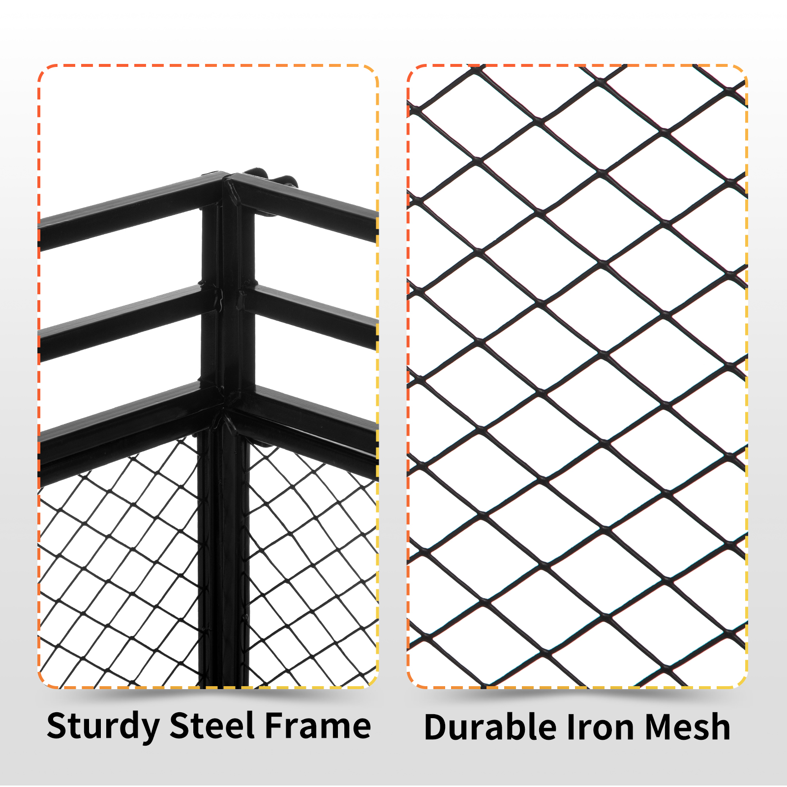 Mophorn Steel Garden Cart 1400 lbs Heavy Duty Capacity Utility Wagon ...