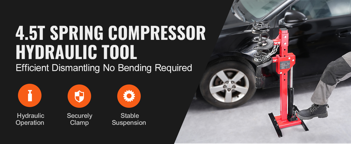 Mophorn Hydraulic Strut Spring Compressor 4.5 Ton, Auto Coil Spring ...