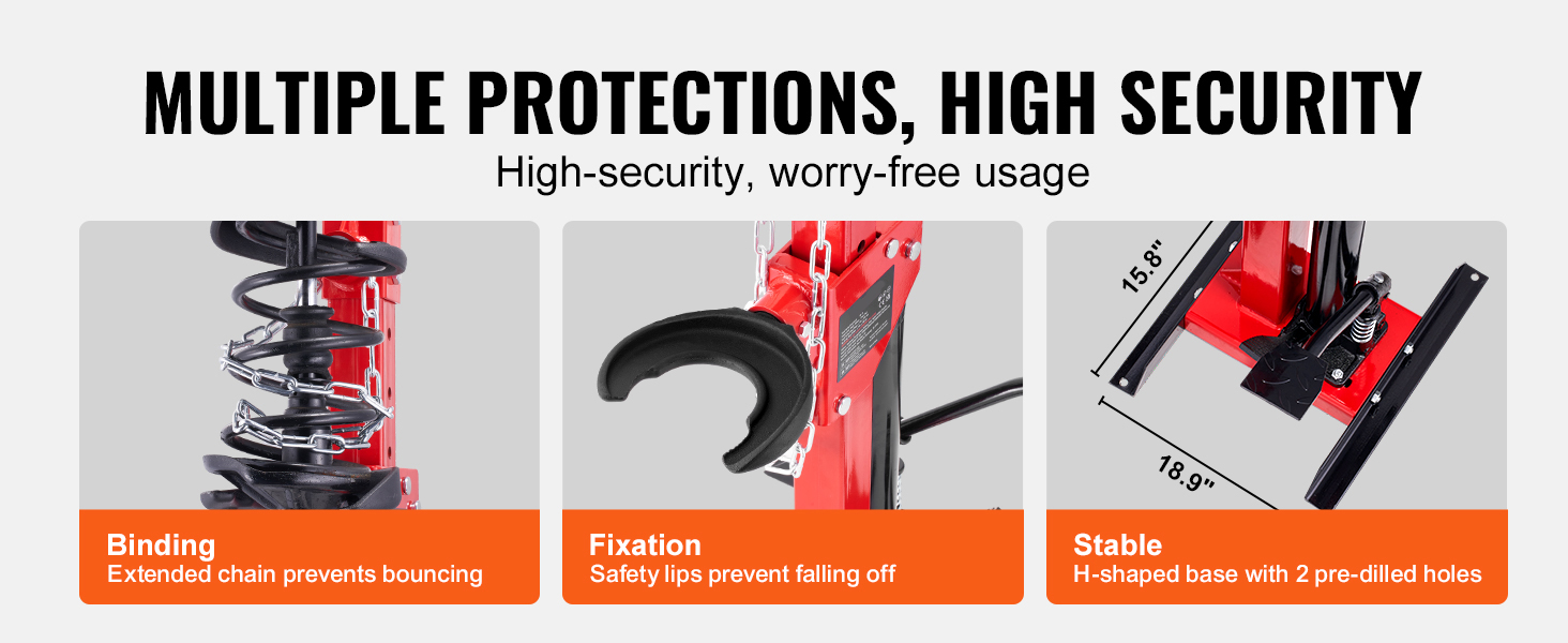 Mophorn Hydraulic Strut Spring Compressor 4.5 Ton, Auto Coil Spring ...