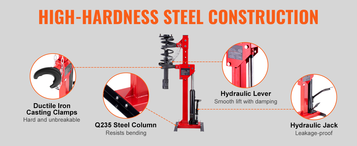 Mophorn Hydraulic Strut Spring Compressor 4.5 Ton, Auto Coil Spring ...